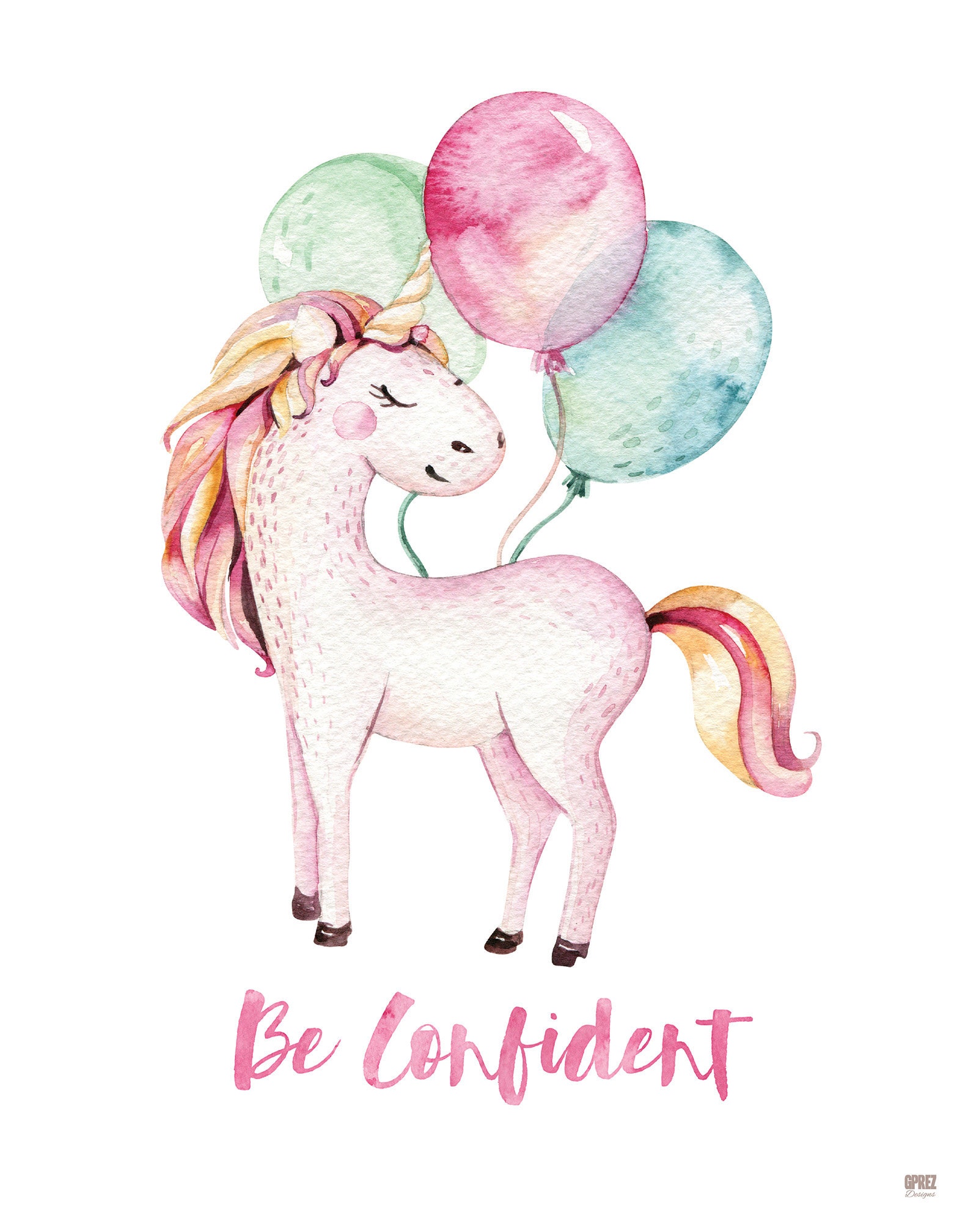 Unicorn Wall Art, Set of 3, Unicorn Poster, Art Prints - Etsy