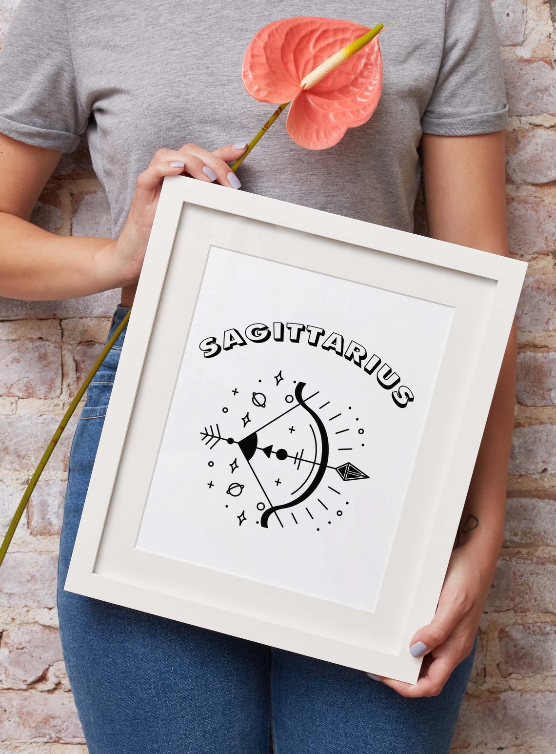 Sagittarius Poster Zodiac Sign Wall Art Astrology Art Print - Etsy Canada