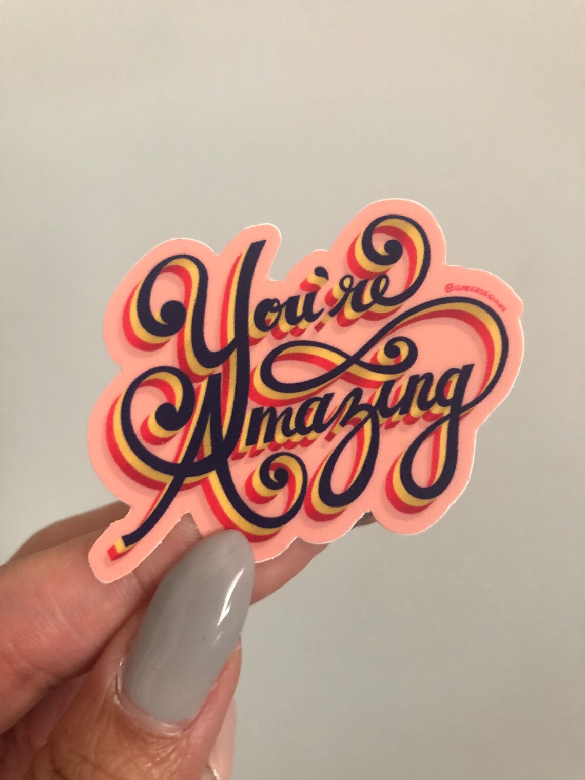 You're Amazing, Vinyl Sticker, Positive Stickers, Stickers for Teachers ...