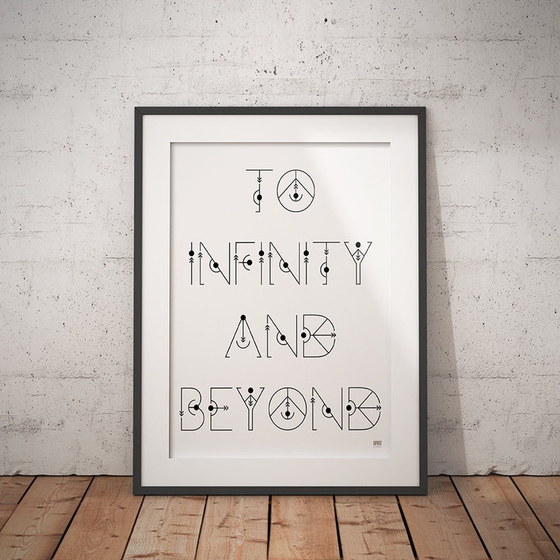 Infinity Print - Etsy