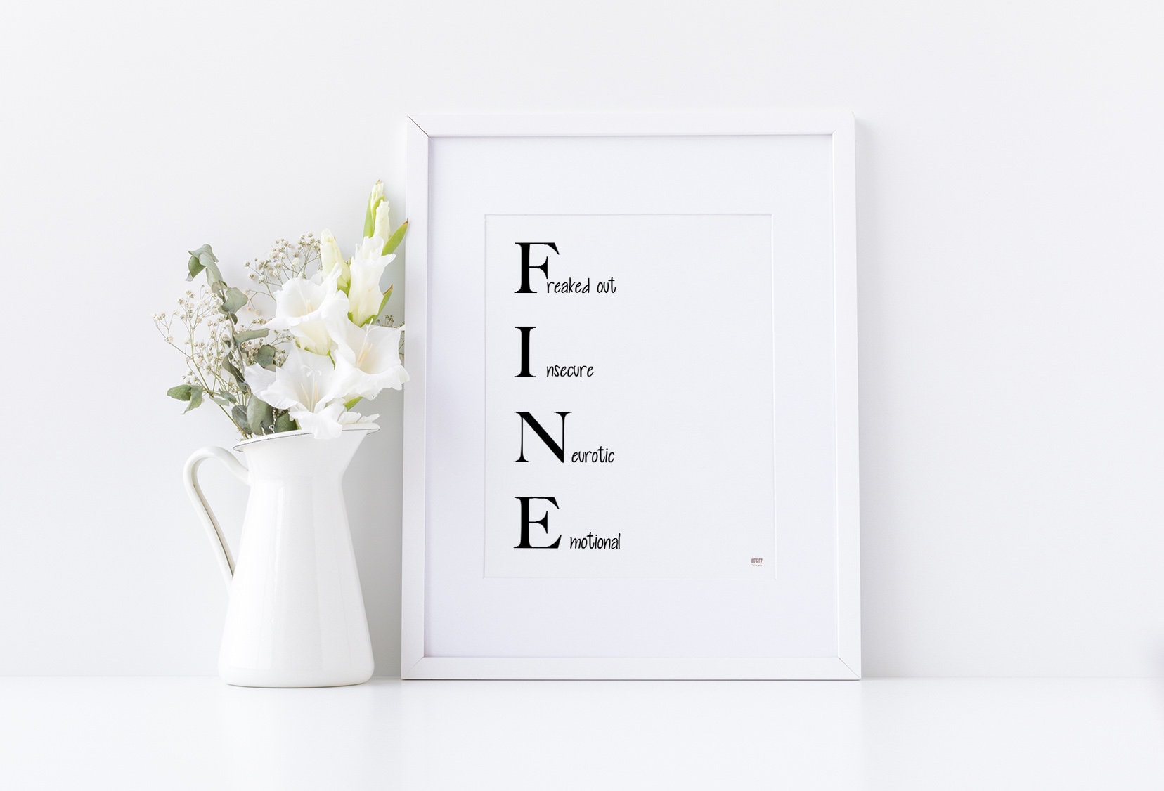 Fine Acronym, Movie Poster, Instant Download, Gifts Under 10 - Etsy