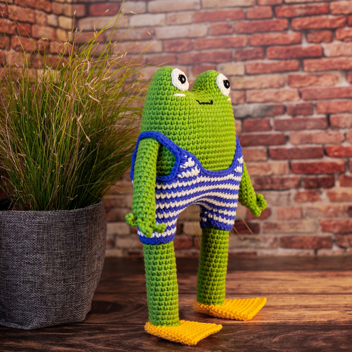 Best Knitted Frog for Children Handmade Toy Frog for a Gift - Etsy
