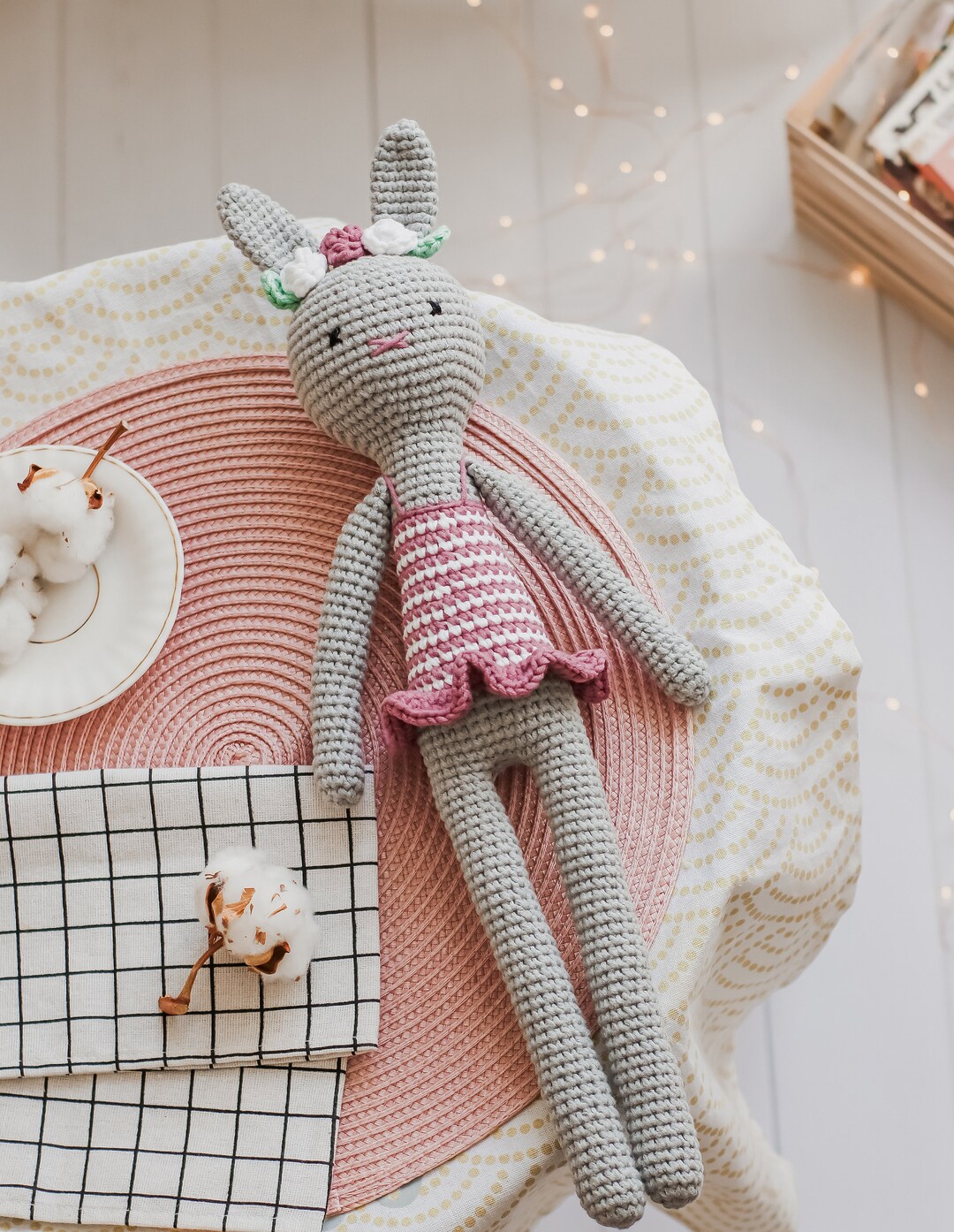 Knitted Rabbit,crochet Rabbit Toy,amigurumi Rabbit Toy,toy Rabbit ...