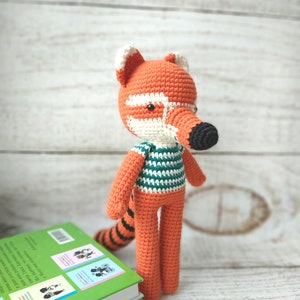 Crochet Coati Toy, Nasua Toy, Coati Toy, Amigurumi Coati Toy, Stuffed ...