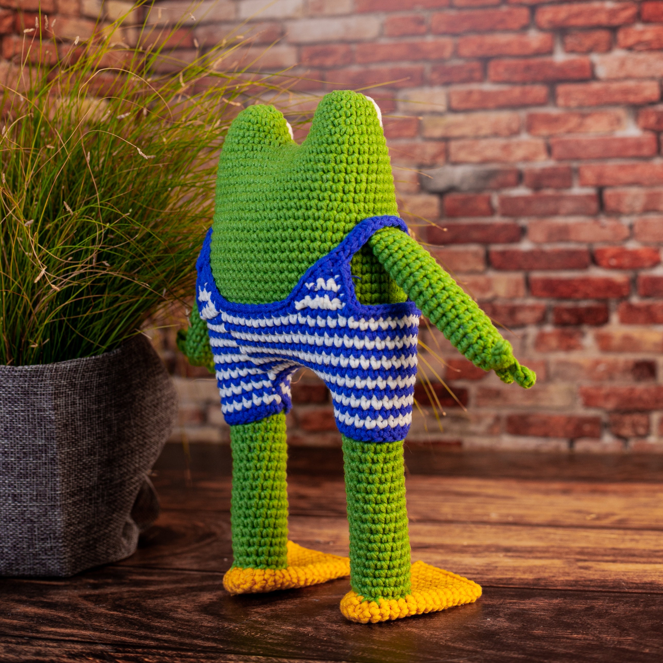 Best knitted frog for children handmade toy frog for a gift | Etsy