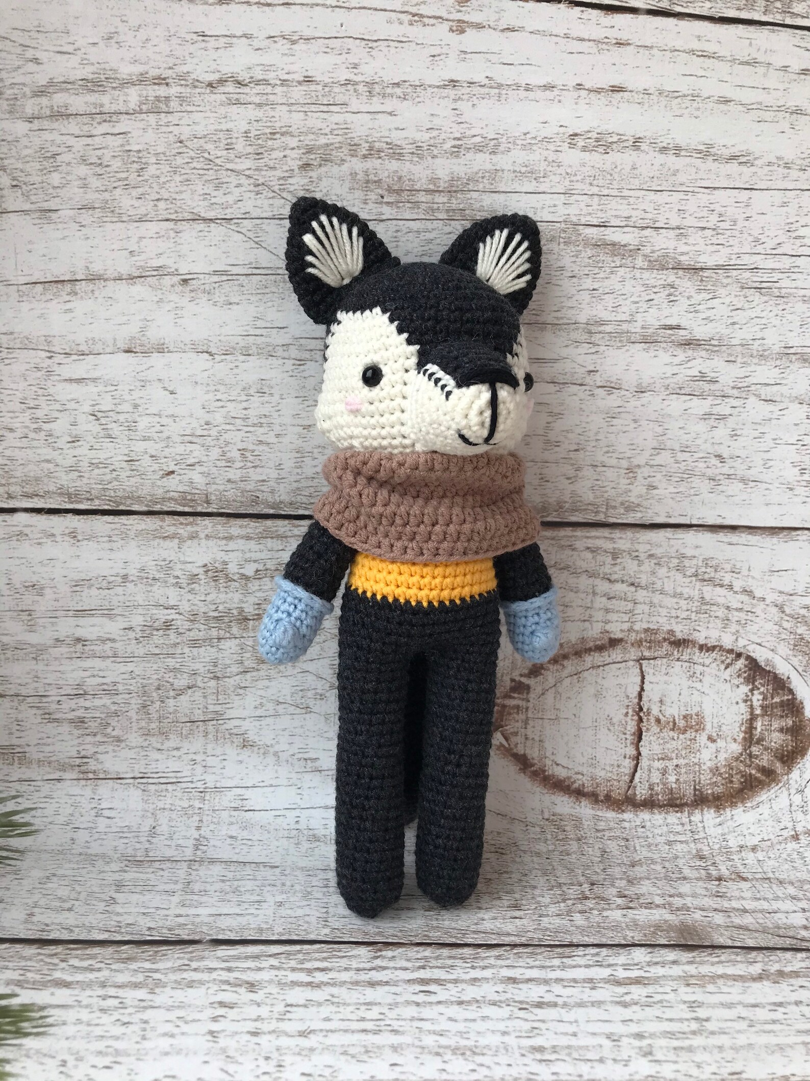 Knitted Wolf/knitted Toys/pica Pau/amigurumi - Etsy