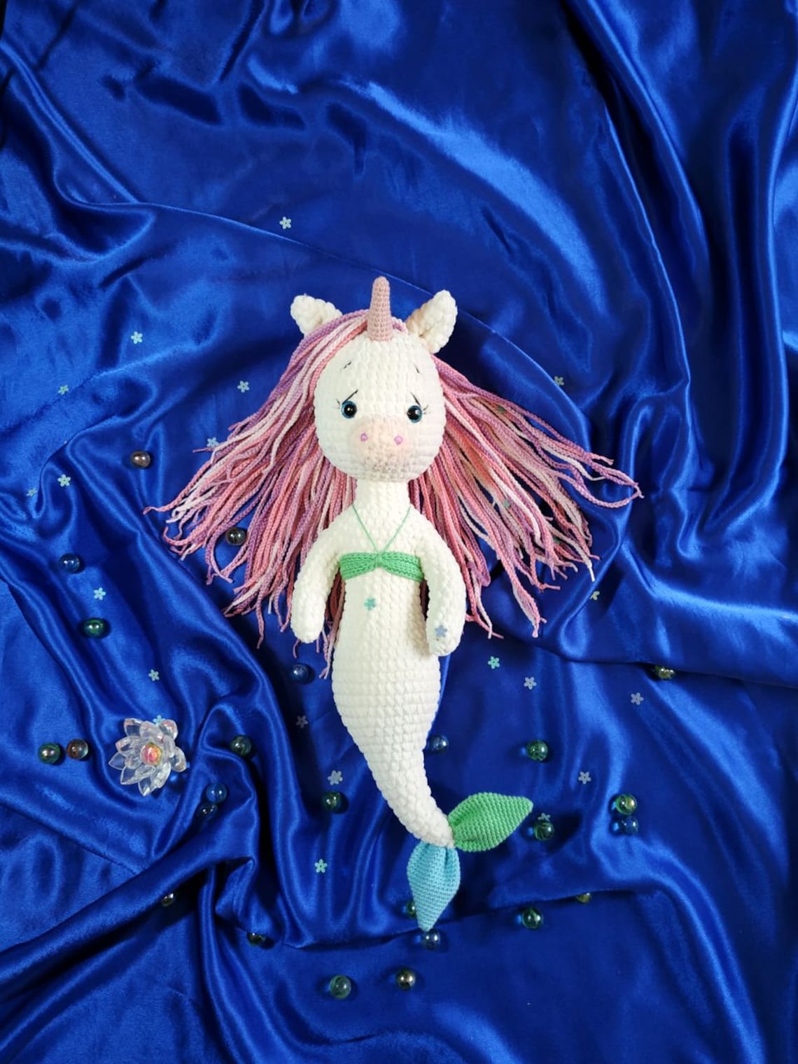 Cute Unicorn Mermaid for Children Handmade Toy Unicorn Mermaid | Etsy