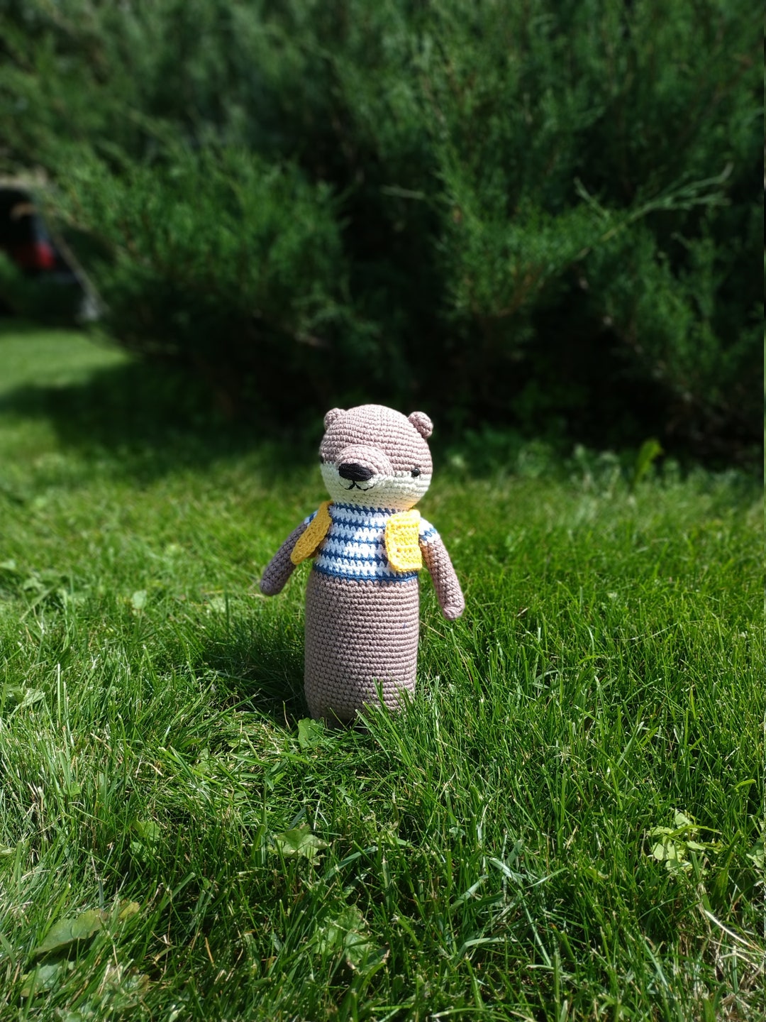 Crochet Otter Toy,pica Pau,otter,otters,sea Otter,amigurumi Otter Toy ...