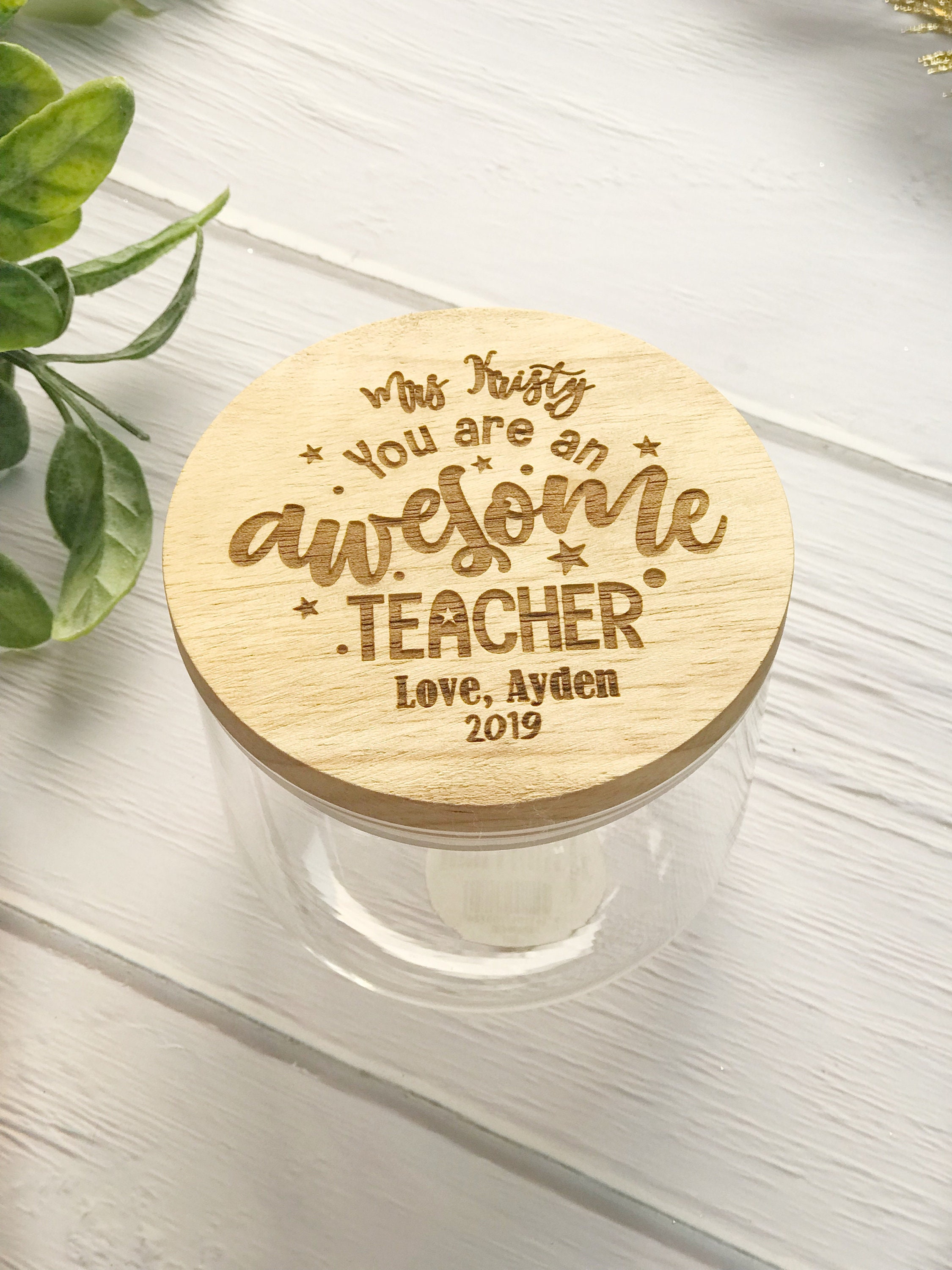 Personalised Teacher Cookie Jar/ Teachers Appreciation Gifts/ - Etsy ...