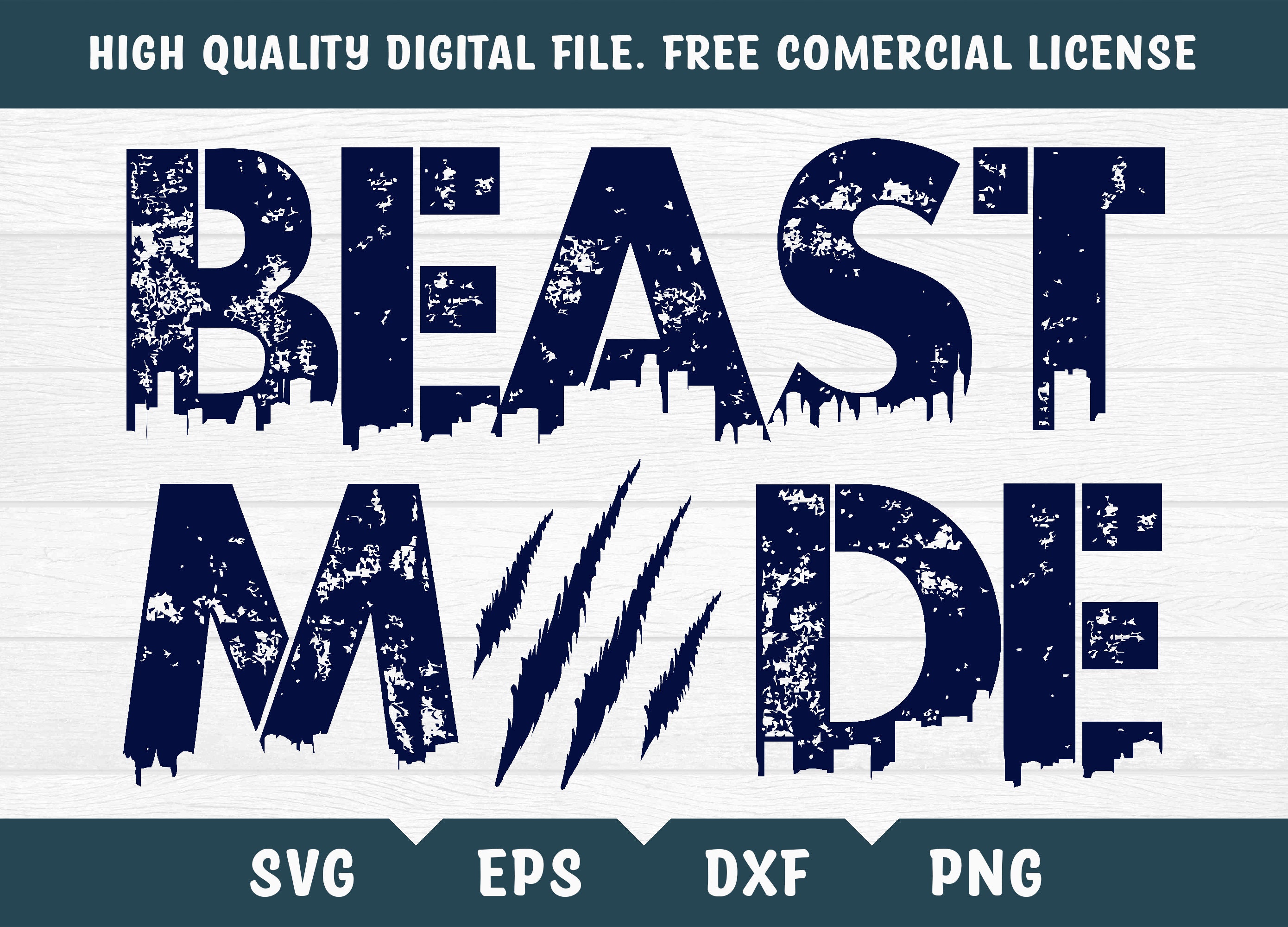 Beast Mode Svg Dxf Png Eps Ai Pdf Cricut Cutting File Vector - Etsy