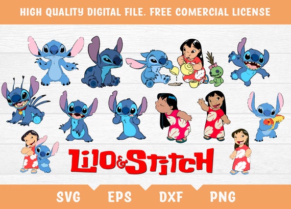 Lilo Clip Art Svg Cutting File Svgbombcom