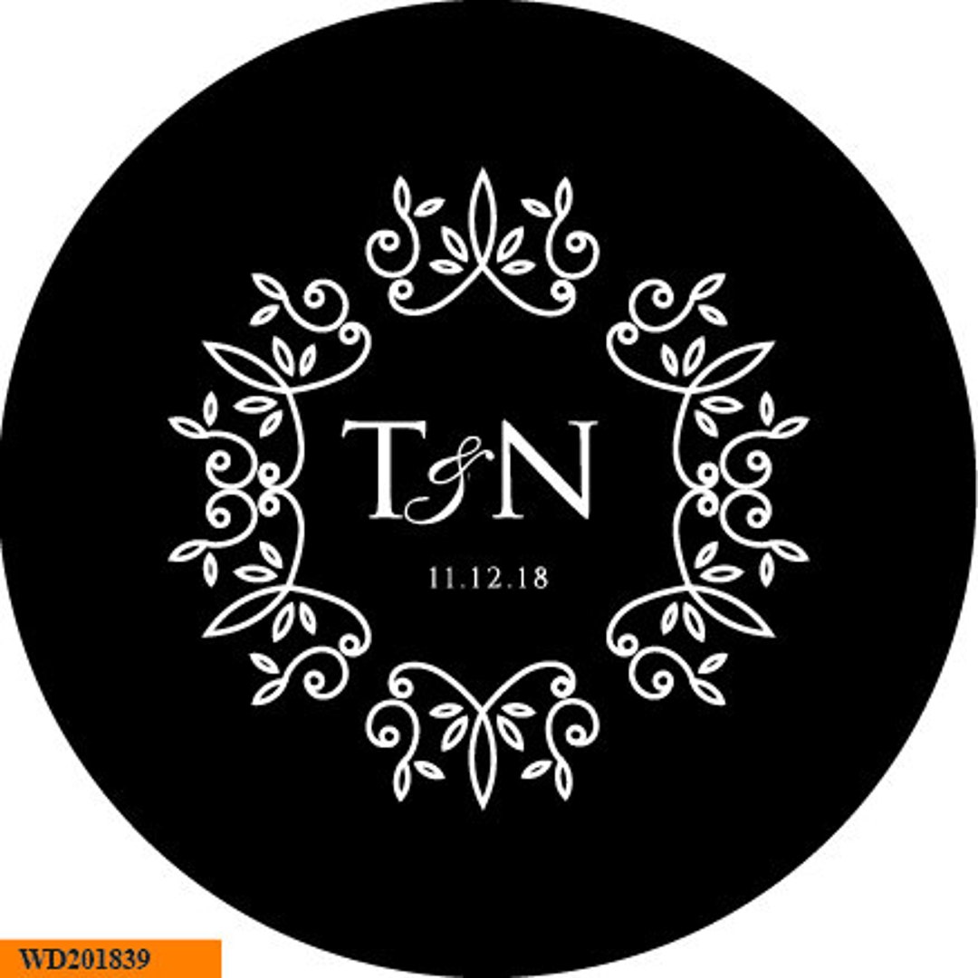 Digital Custom Personalized Gobo Monogram for Wedding, Wedding Gobo ...