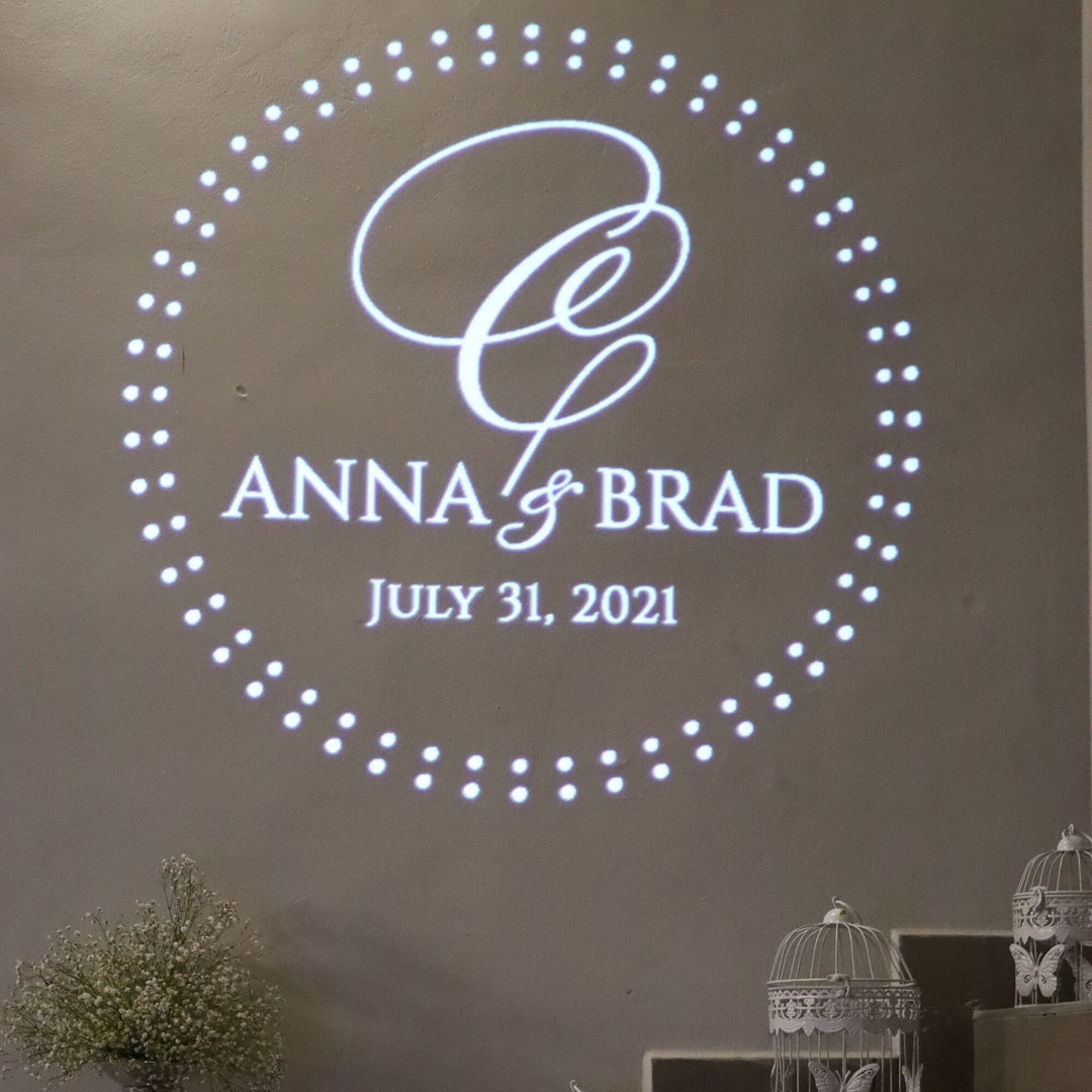 Digital Custom Personalized Gobo Monogram for Wedding, Wedding Gobo ...