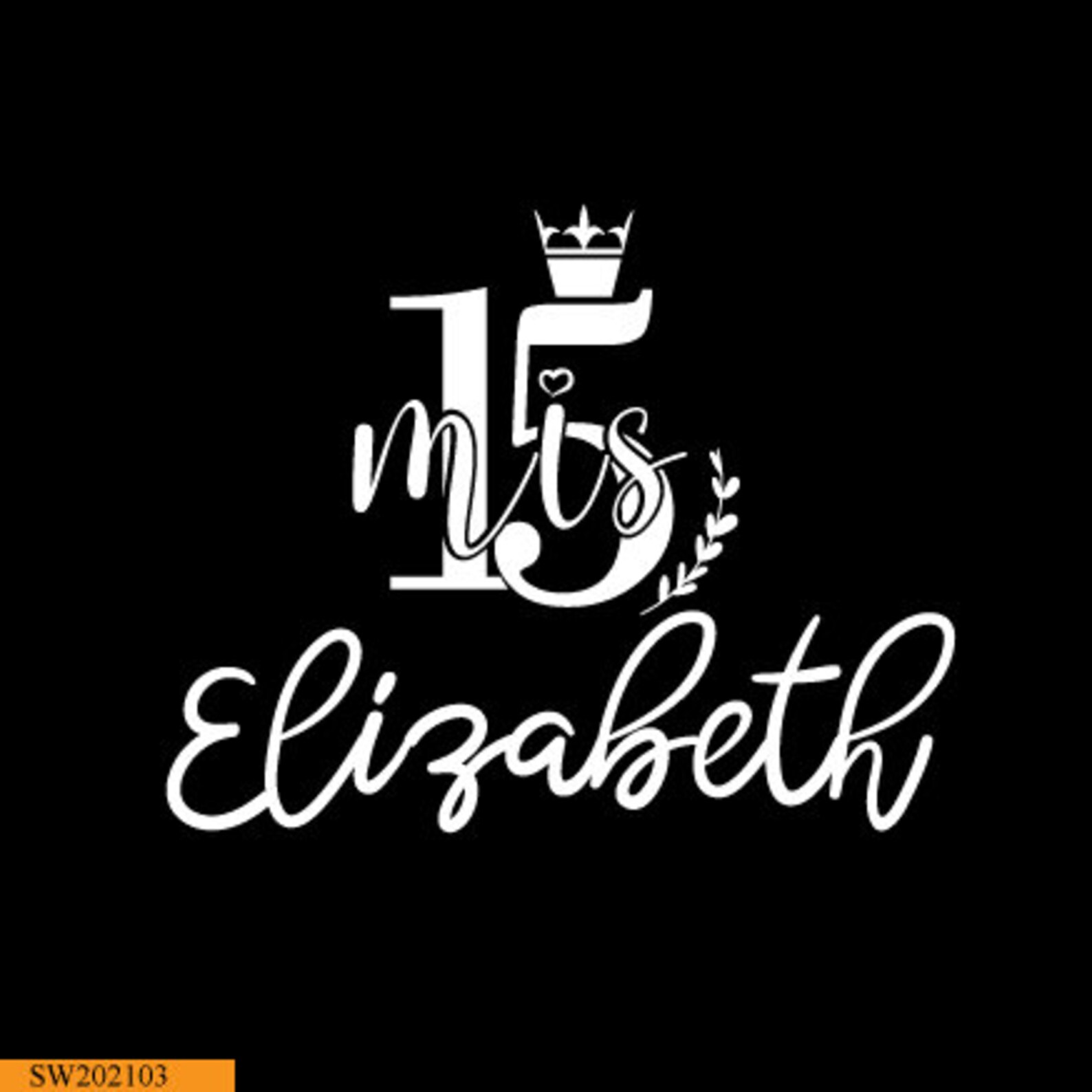 Digital Custom Personalized Gobo Monogram for Sweet Sixteen - Etsy