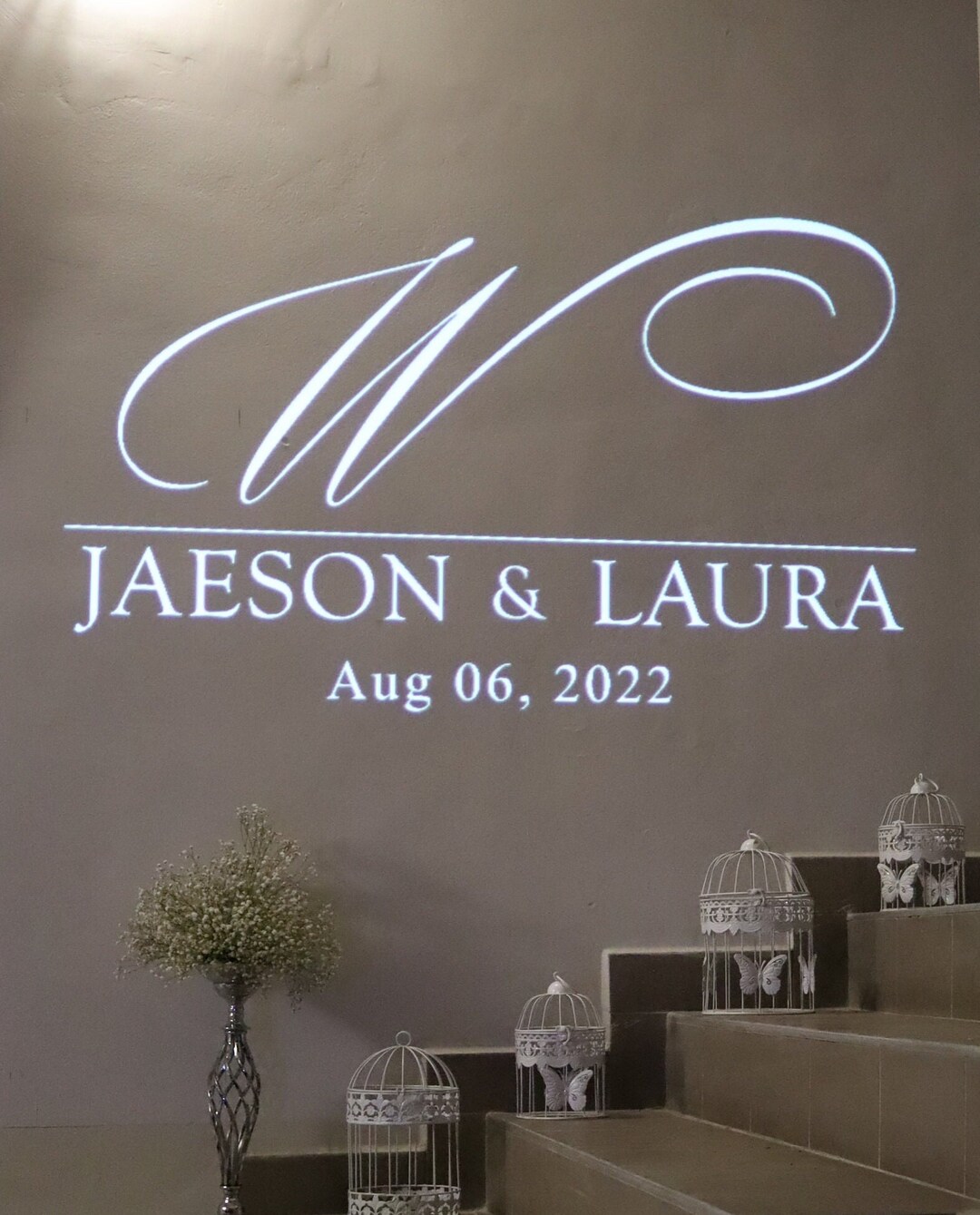 Digital Custom Personalized Gobo Monogram for Wedding, Wedding Gobo ...