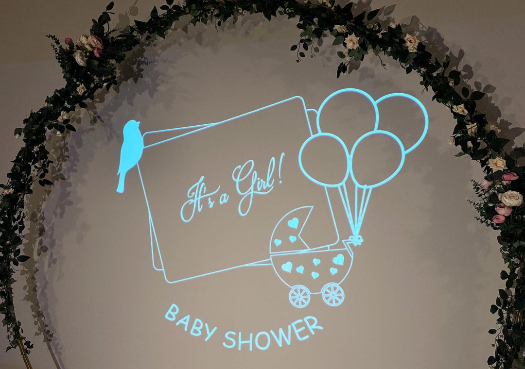 Custom Baby Shower Gobo - Etsy