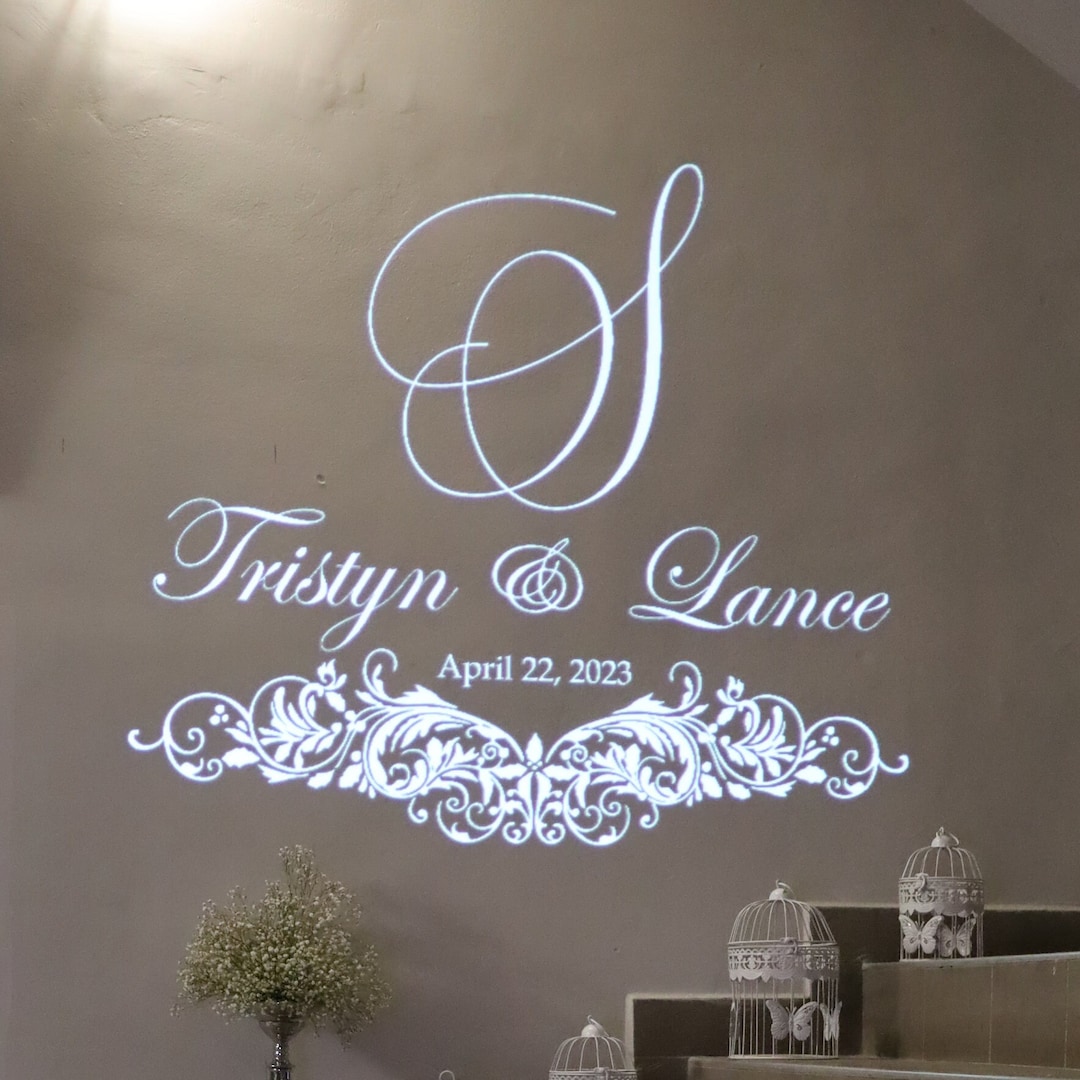 Digital Custom Personalized Gobo Monogram for Wedding, Wedding Gobo ...