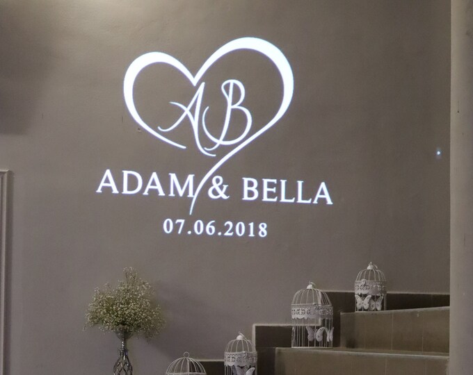 Digital Custom Personalized Gobo Monogram for Wedding, Wedding Gobo ...