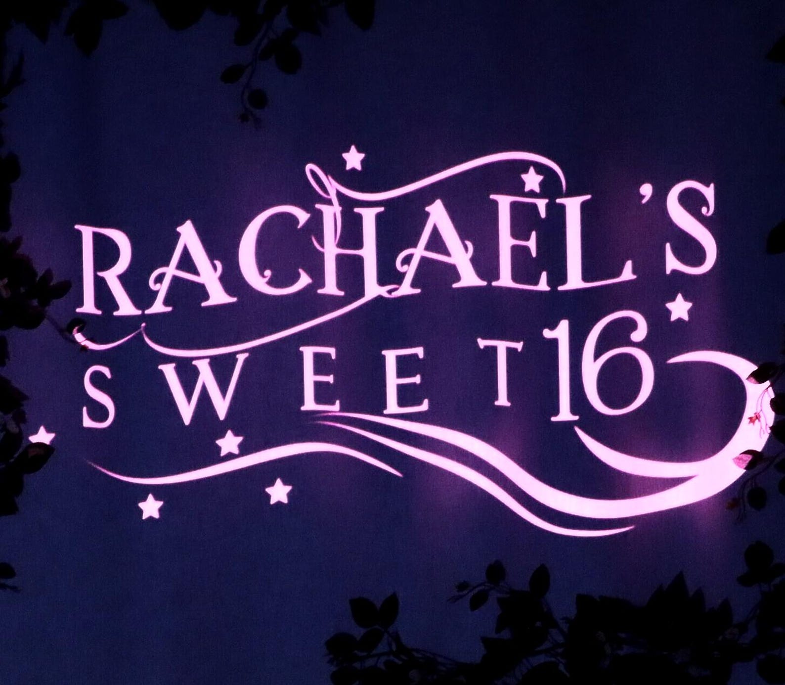 Custom Quinceañera/sweet Sixteen Gobo Design: Animated LED Projector ...