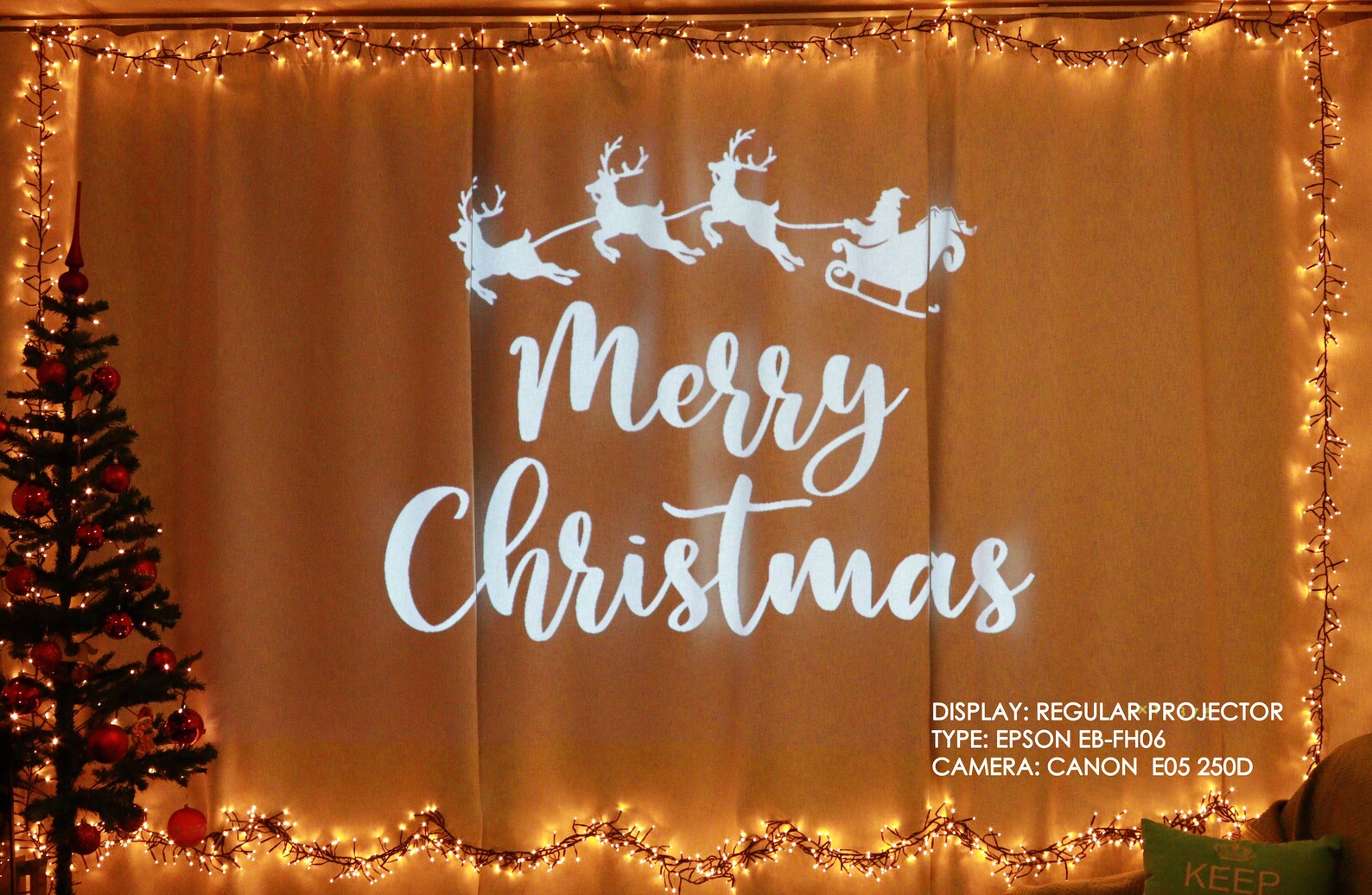 Digital Custom Personalized Gobo for Christmas, Christmas Gobo, Digital ...