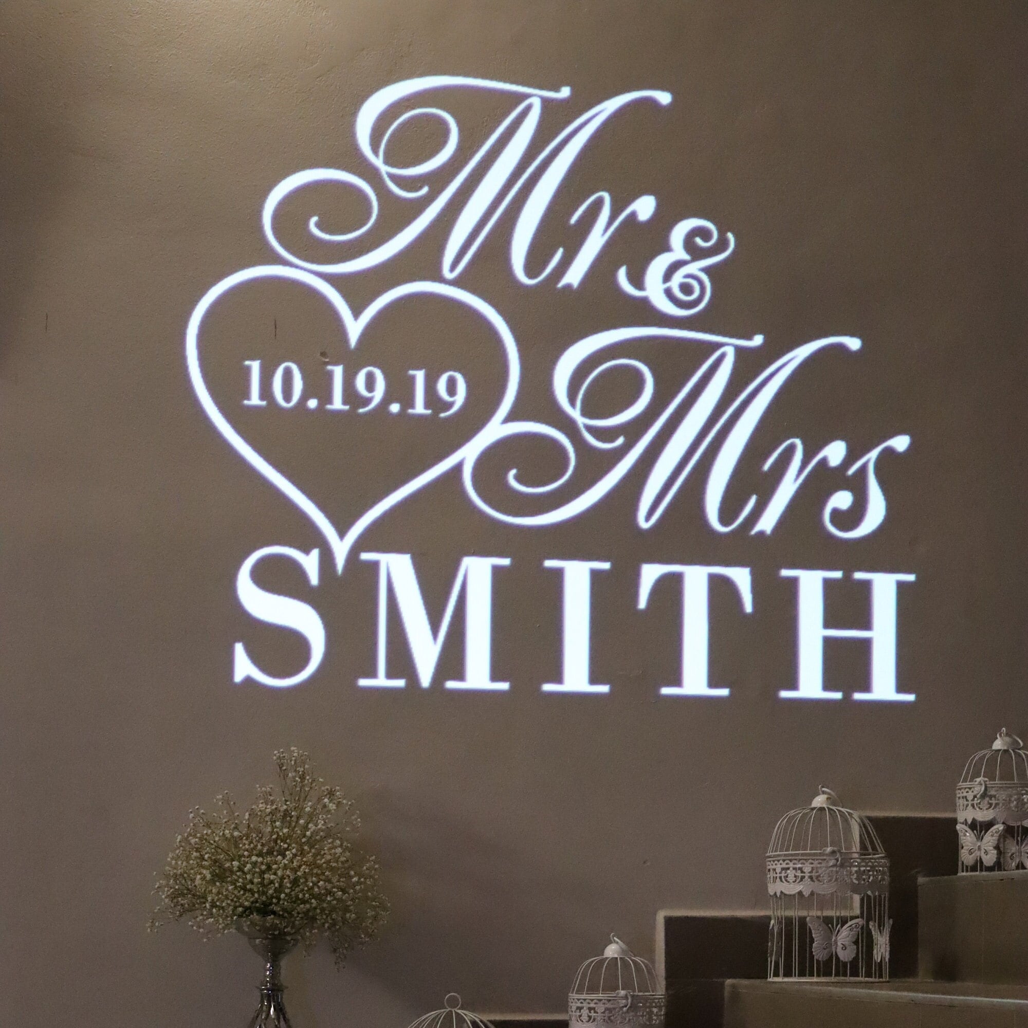 Digital Custom Personalized Gobo Monogram for Wedding Wedding - Etsy