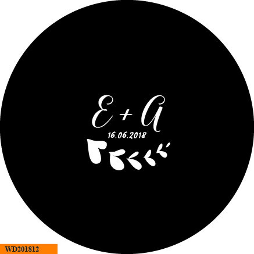 Digital Custom Personalized Gobo Monogram for Wedding, Wedding Gobo ...