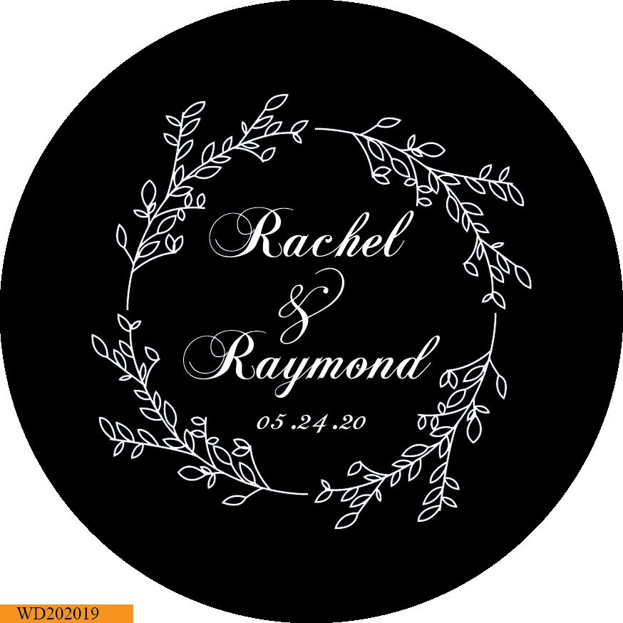 Digital Custom Personalized Gobo Monogram for Wedding Wedding - Etsy