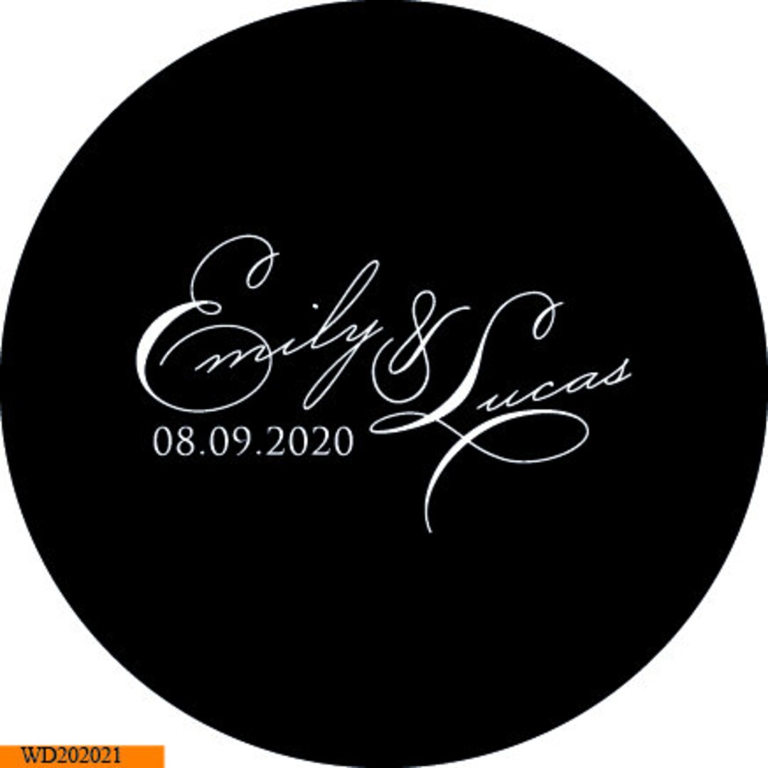 Digital Custom Personalized Gobo Monogram for Wedding, Wedding Gobo ...