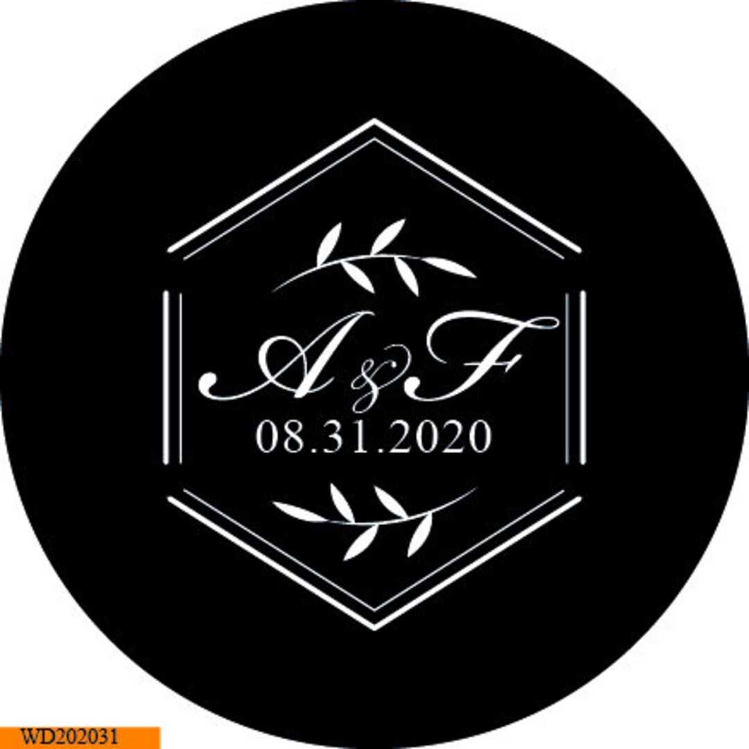 Digital Custom Personalized Gobo Monogram for Wedding, Wedding Gobo ...