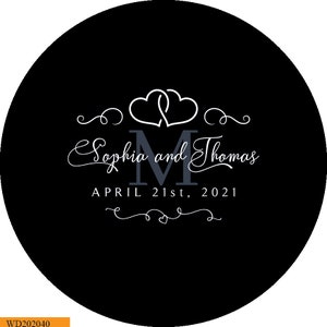 Digital Custom Personalized Gobo Monogram for Wedding, Wedding Gobo ...