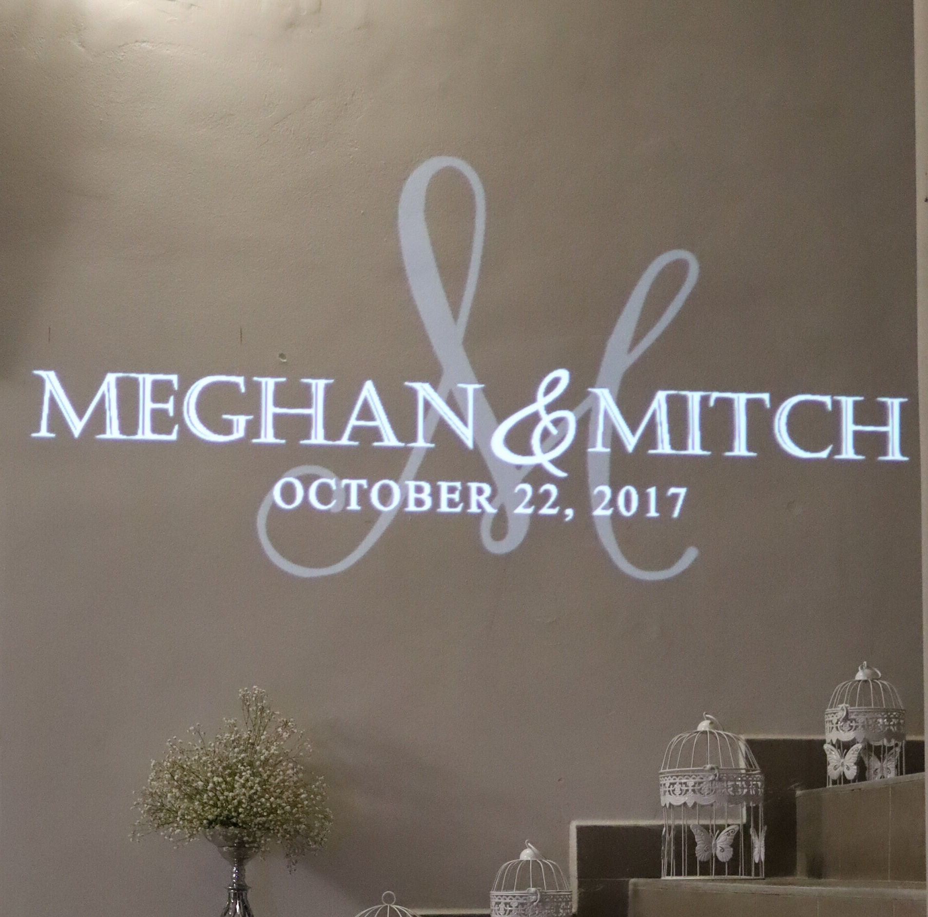 Digital Custom Personalized Gobo Monogram for Wedding Wedding - Etsy