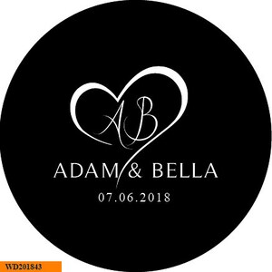 Digital Custom Personalized Gobo Monogram for Wedding, Wedding Gobo ...