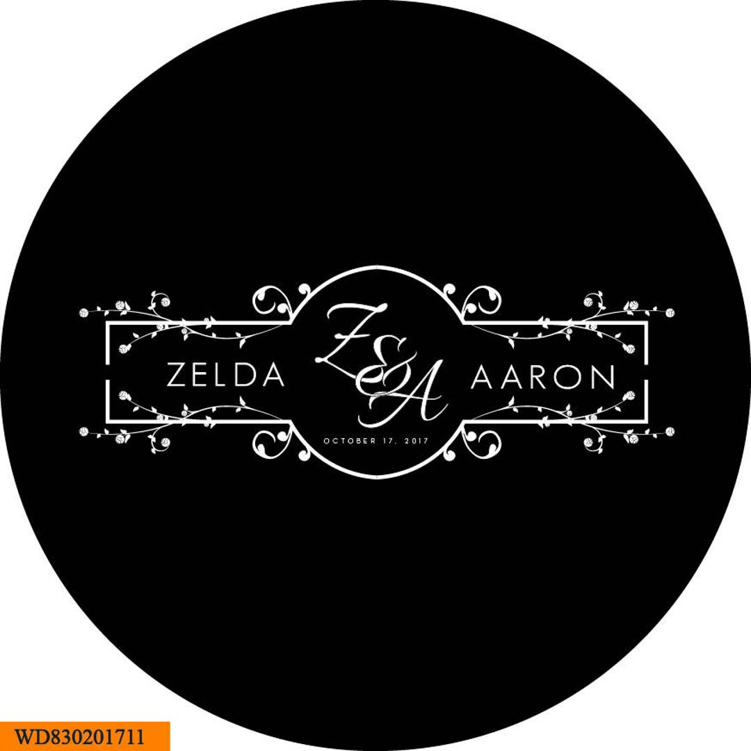 Digital Custom Personalized Gobo Monogram for Wedding, Wedding Gobo ...