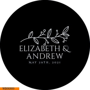 Digital Custom Personalized Gobo Monogram for Wedding, Wedding Gobo ...