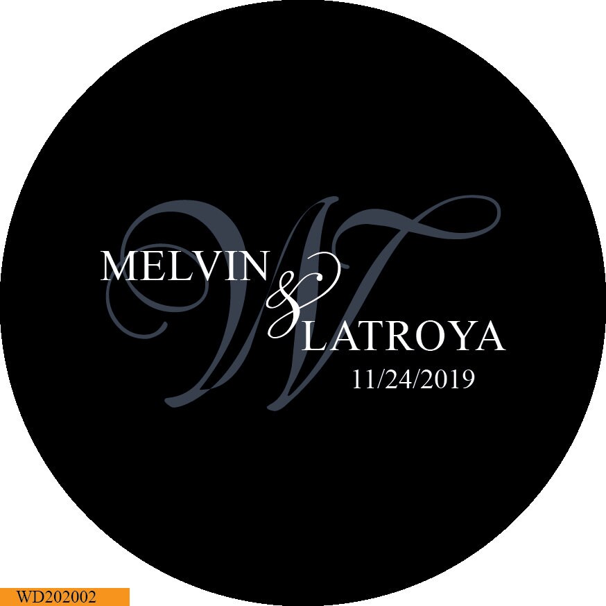Digital Custom Personalized Gobo Monogram for Wedding, Wedding Gobo ...