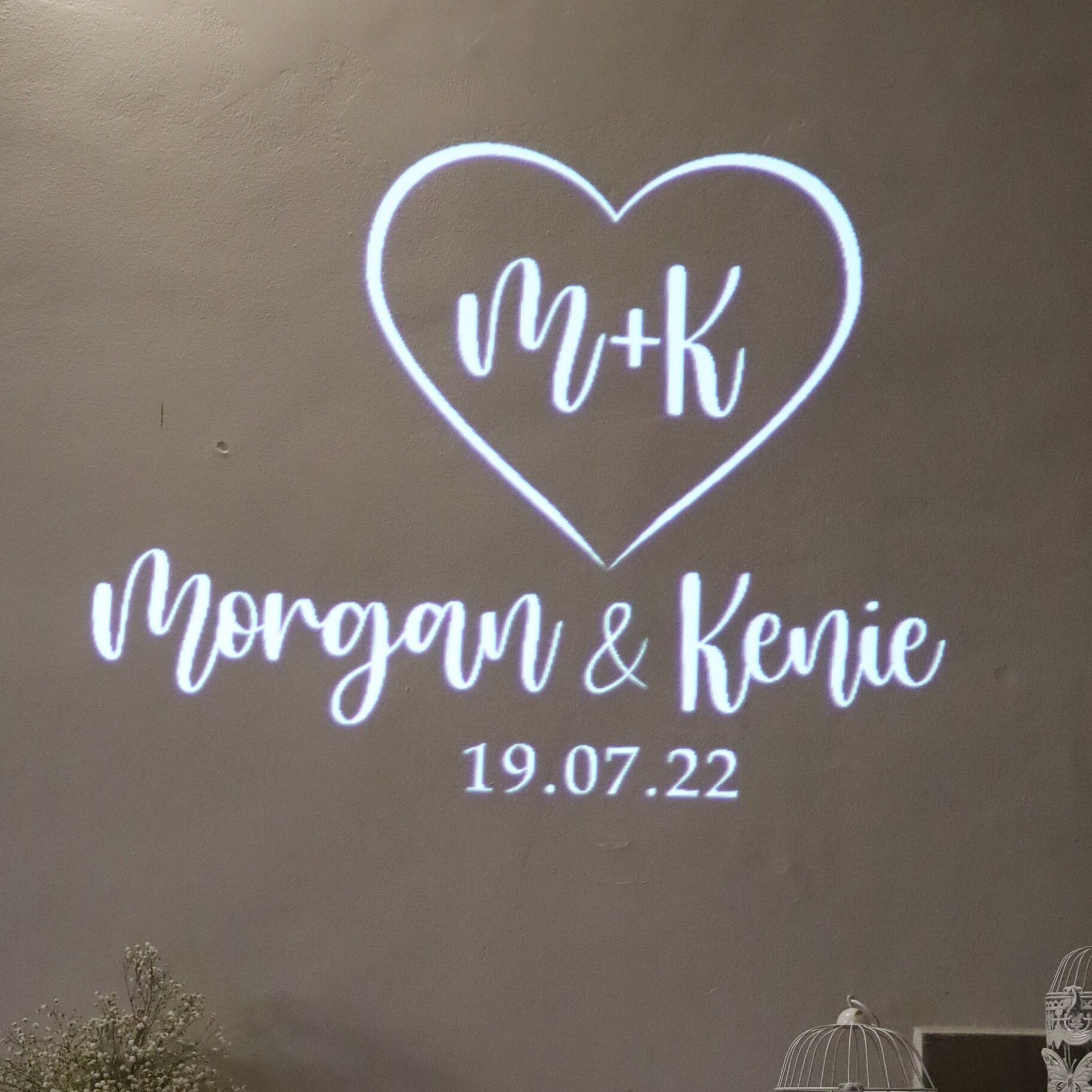 Digital Custom Personalized Gobo Monogram for Wedding Wedding - Etsy