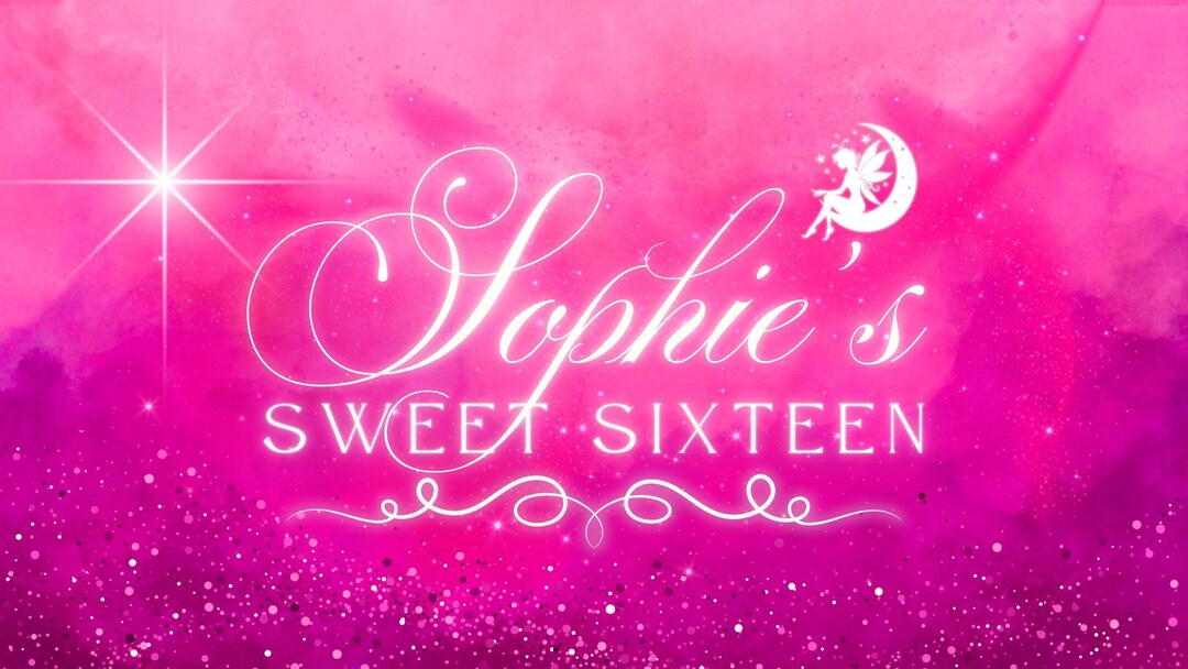 Custom Quinceañera/sweet Sixteen Gobo Design: Animated LED Projector ...