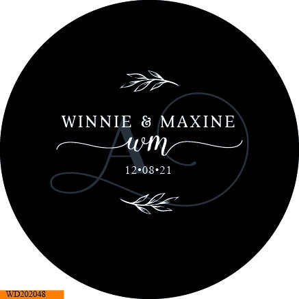 Digital Custom Personalized Gobo Monogram for Wedding Wedding - Etsy
