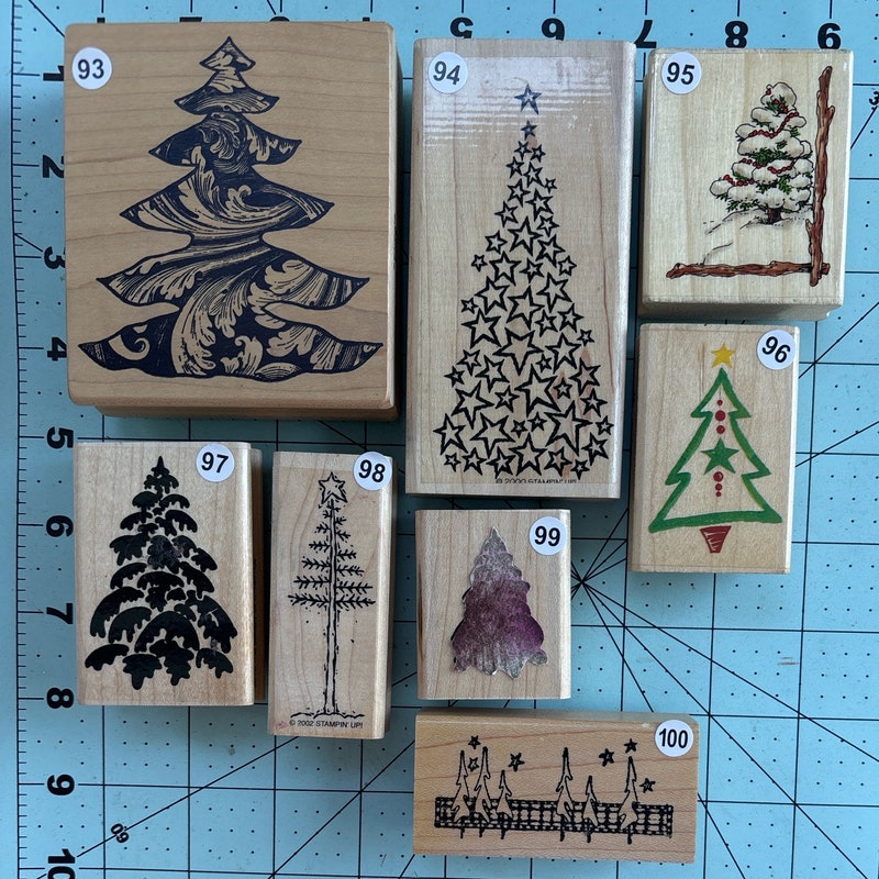 Tree Rubber Stamp - Etsy