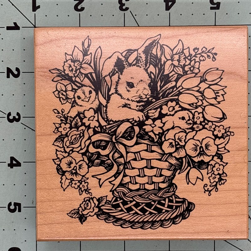 Easter Bunny Stamp - Etsy