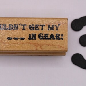 Birthday Belated Verbiage/wording Wood Mounted Rubber Stamps Vintage - Etsy