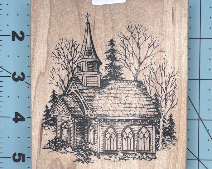 Church PSX K-1912 Wood Mounted Rubber Stamp Vintage - Etsy