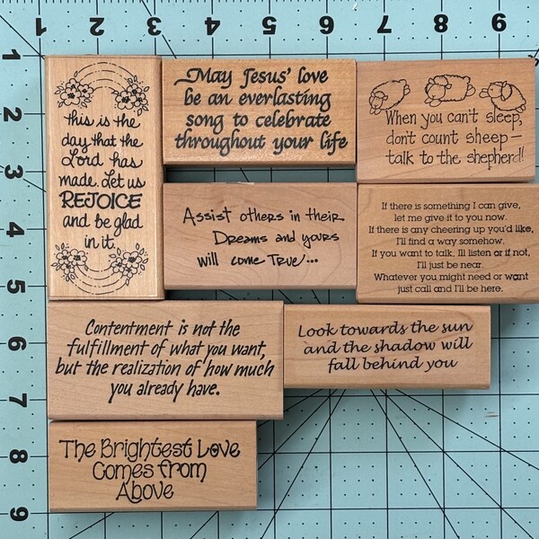 Scripture Stamps - Etsy