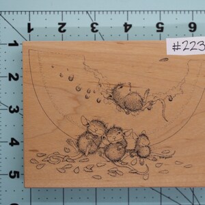 HOUSE MOUSE Wood Mounted Rubber Stamps vintage - Etsy