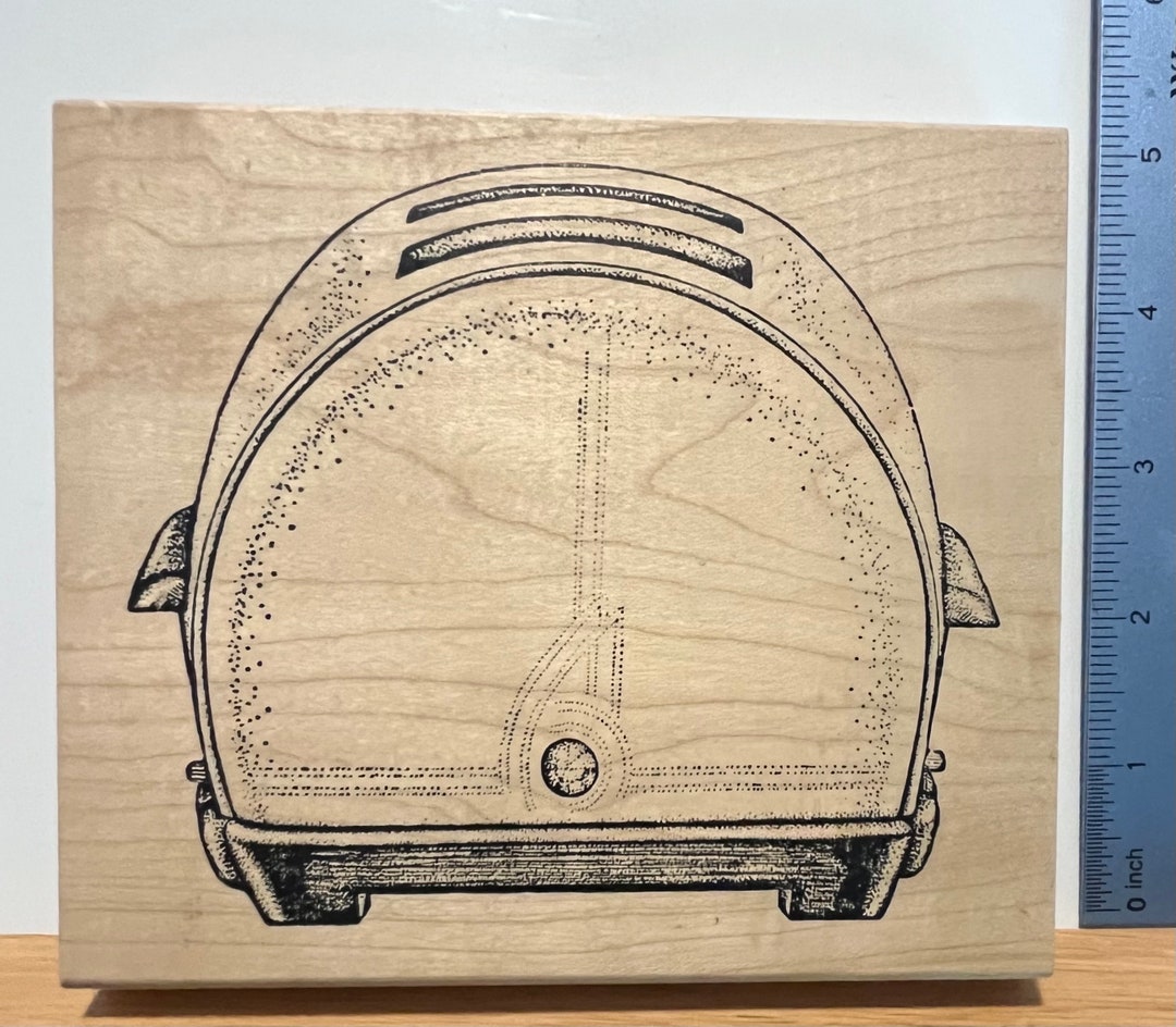 Toaster Wood Mounted Rubber Stamps - Etsy