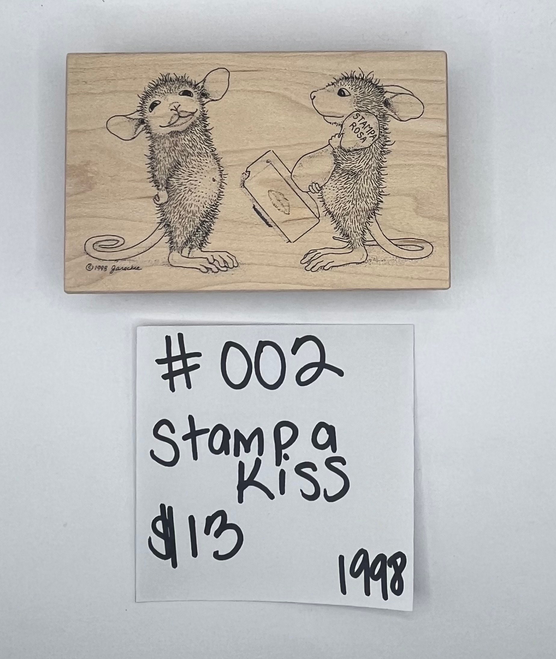 HOUSE MOUSE Wood Mounted Rubber Stamps vintage - Etsy