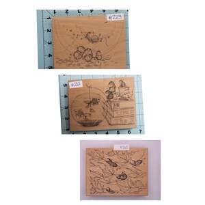 HOUSE MOUSE Wood Mounted Rubber Stamps vintage - Etsy