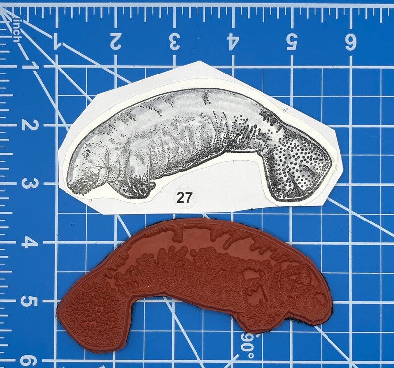 Unmounted Sea Life Seal Walrus Otter Rubber Stamps RARE Vintage Hook ...