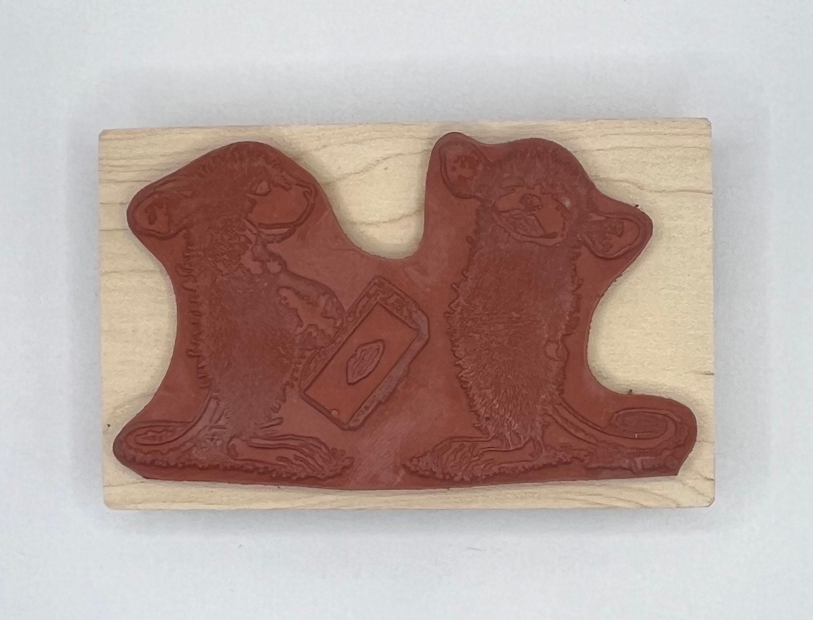 HOUSE MOUSE Wood Mounted Rubber Stamps vintage - Etsy