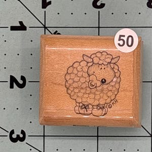 Sheep Goat Lamb Vintage 1990’s Wood Mounted Rubber Stamps - Etsy